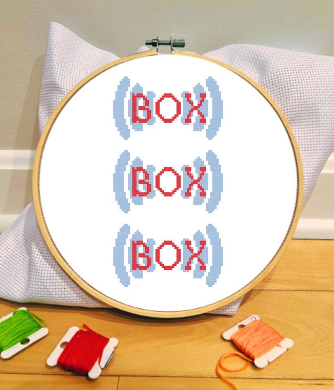BOX BOX BOX Cross Stitch Pattern - Etsy