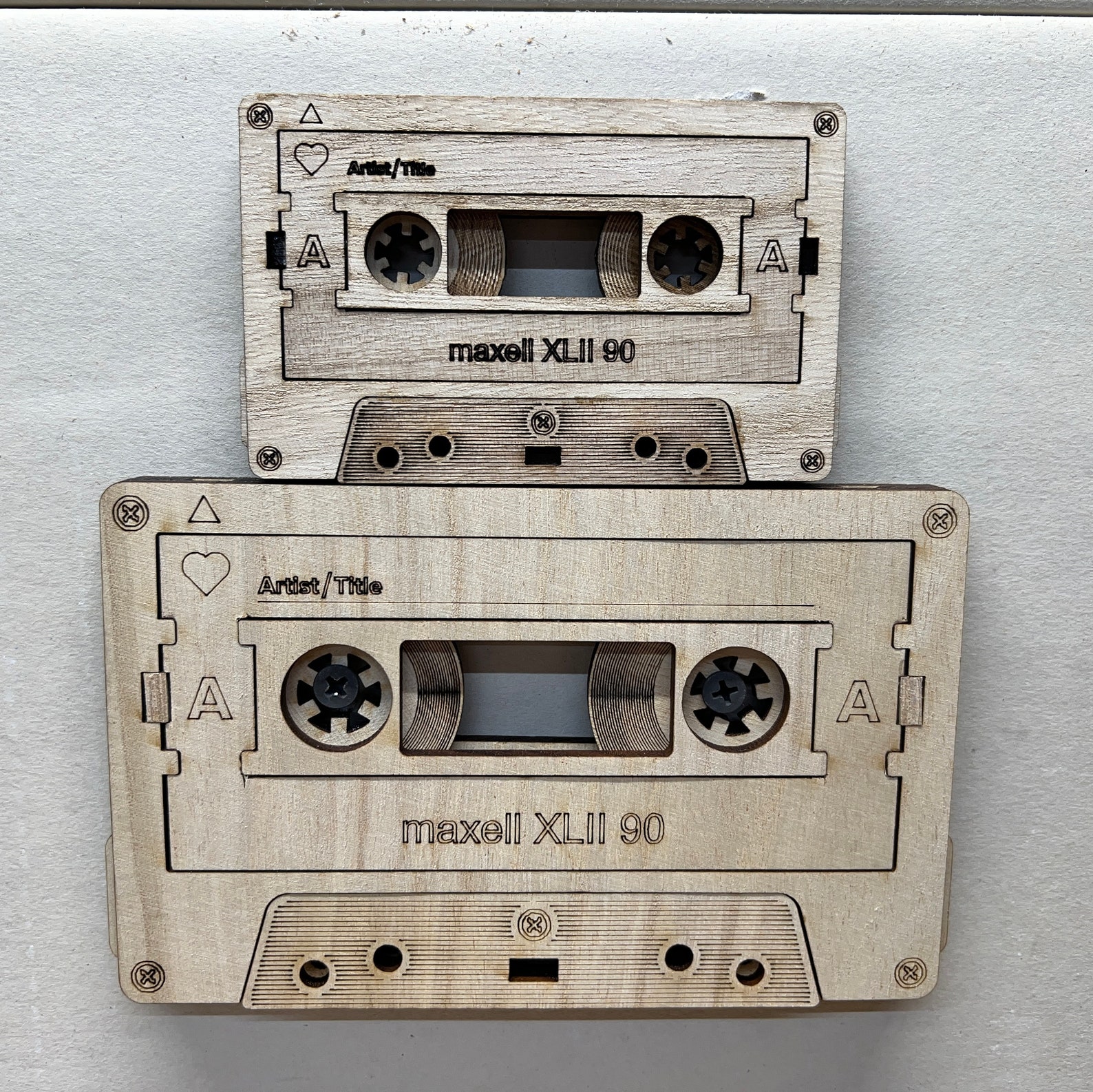 Wooden Cassette Tape Vintage Flashback Decor - Etsy