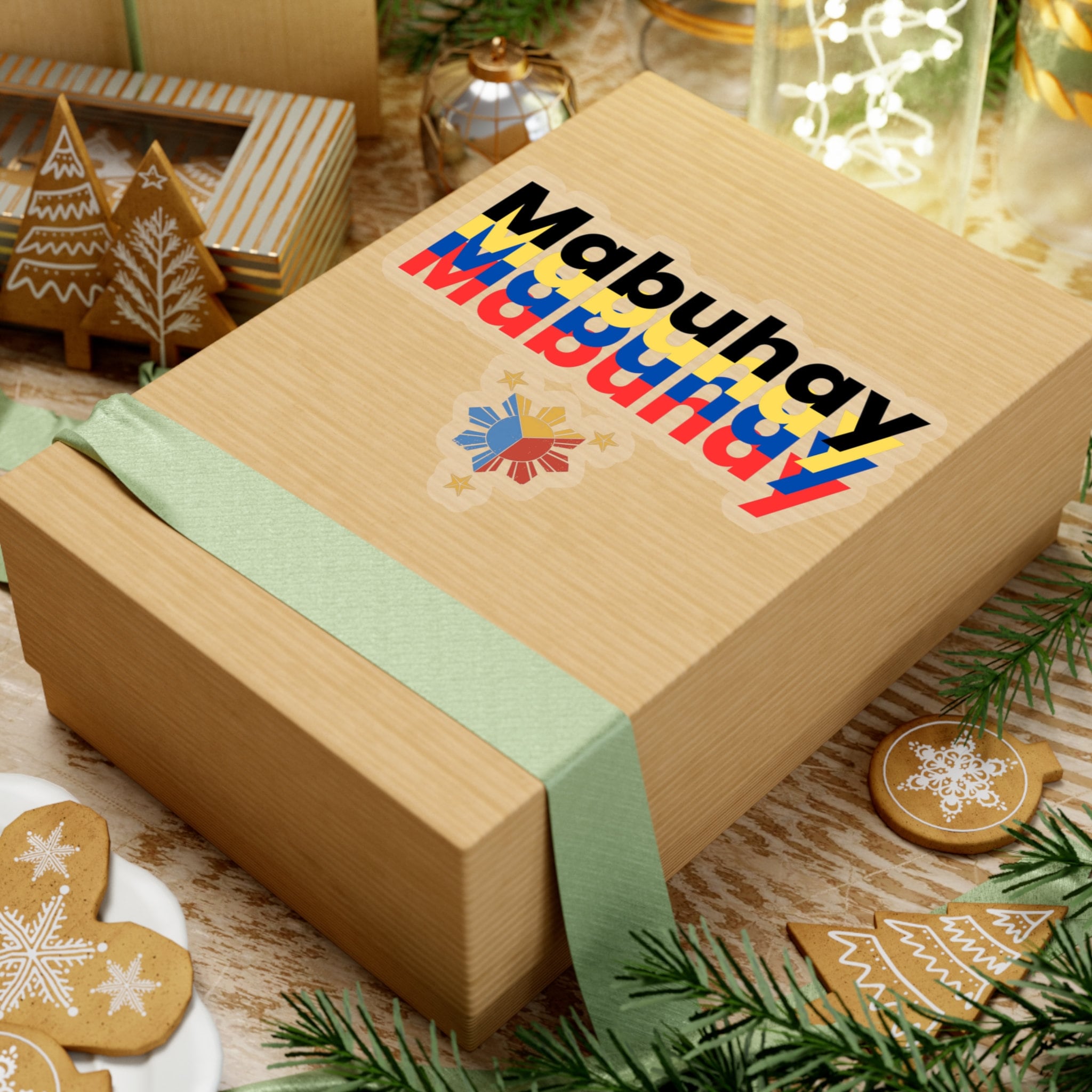 Mabuhay Kiss-cut Stickers, Pinoy Stickers, Filipino Gift, Pinoy Pride ...