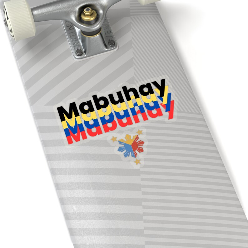 Mabuhay Kiss-cut Stickers, Pinoy Stickers, Filipino Gift, Pinoy Pride ...