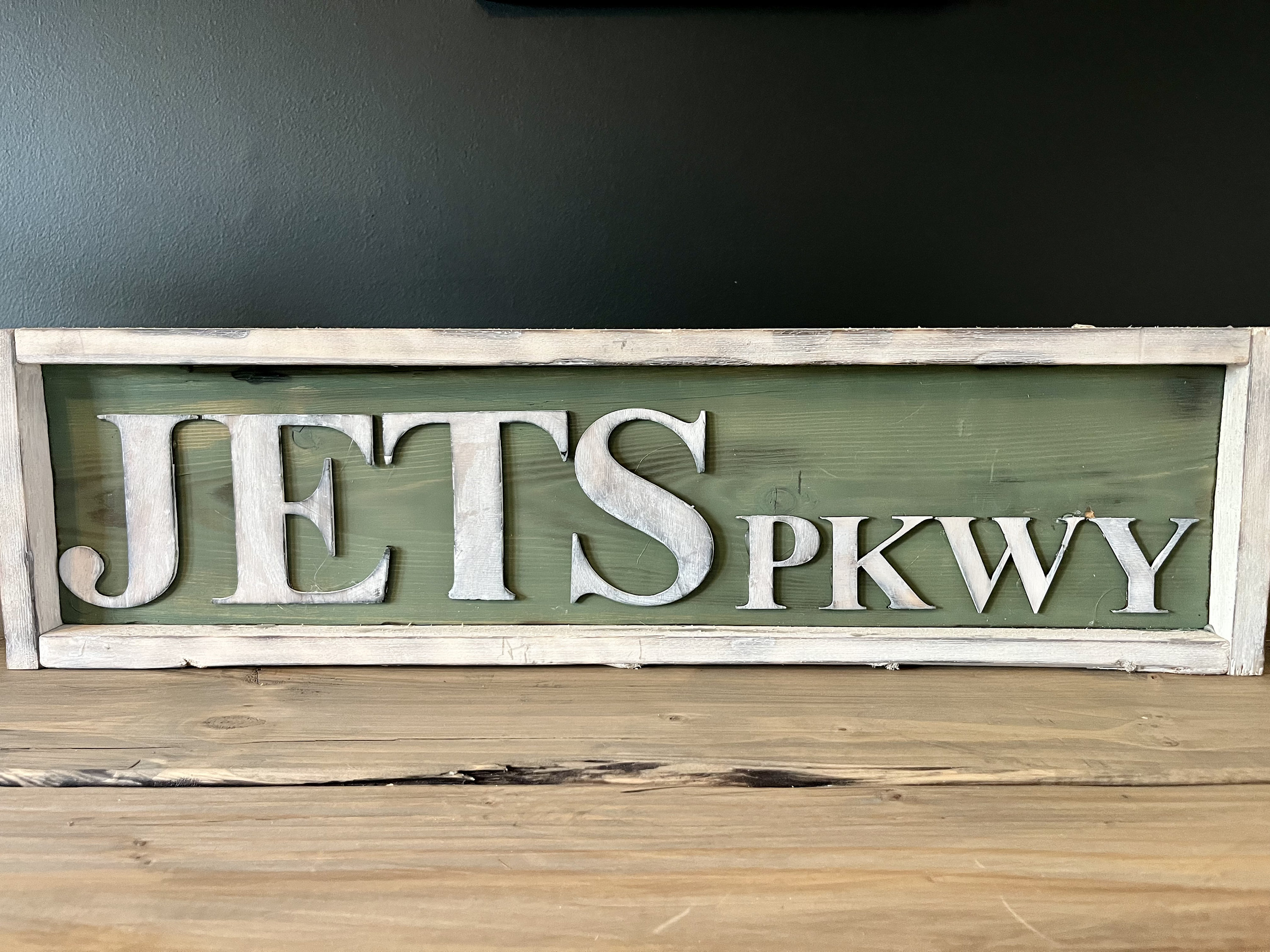 Sports NFL Rustic Street Sign - Etsy