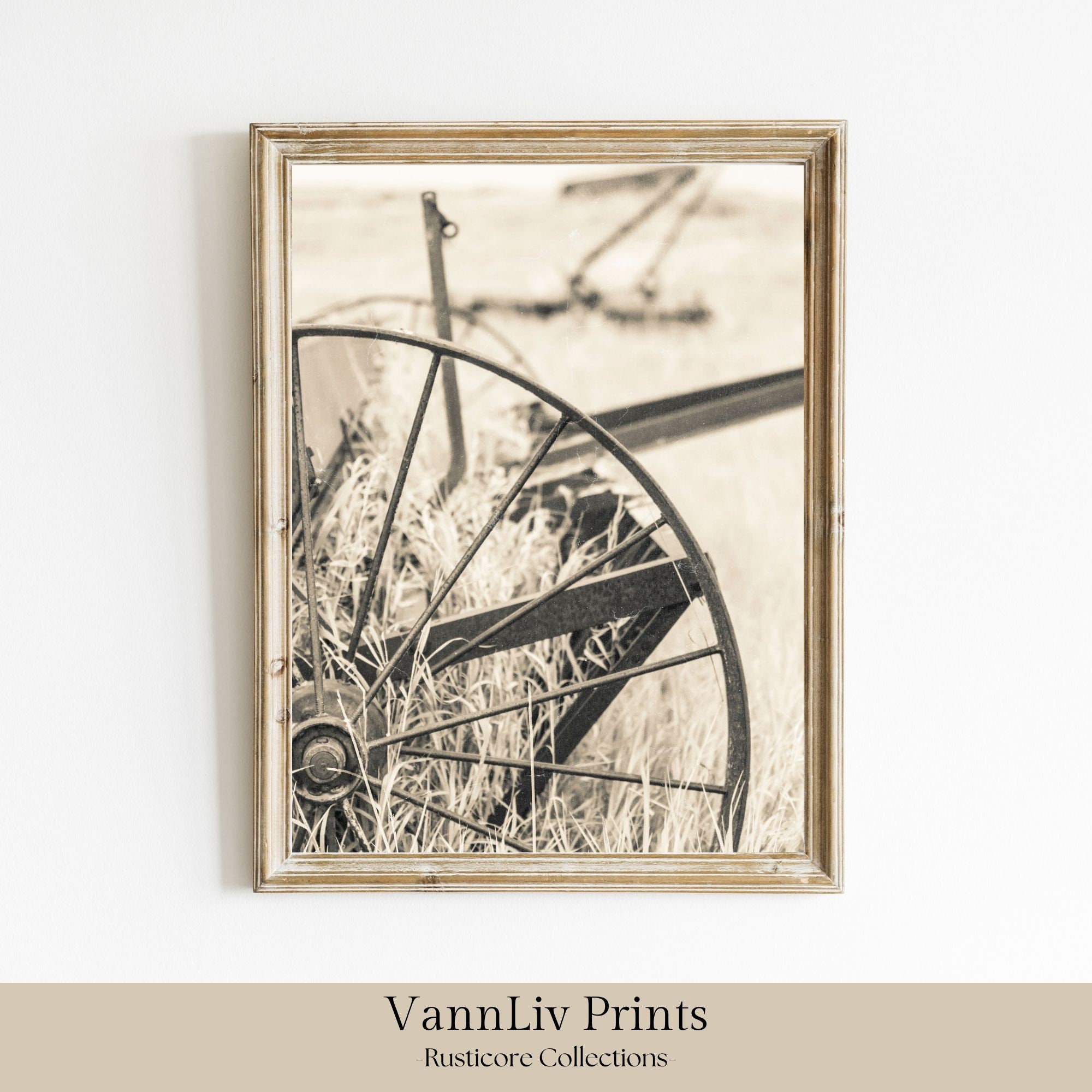 Rustic Farm Equipment Photo Art Print Rural Living Decor - Etsy