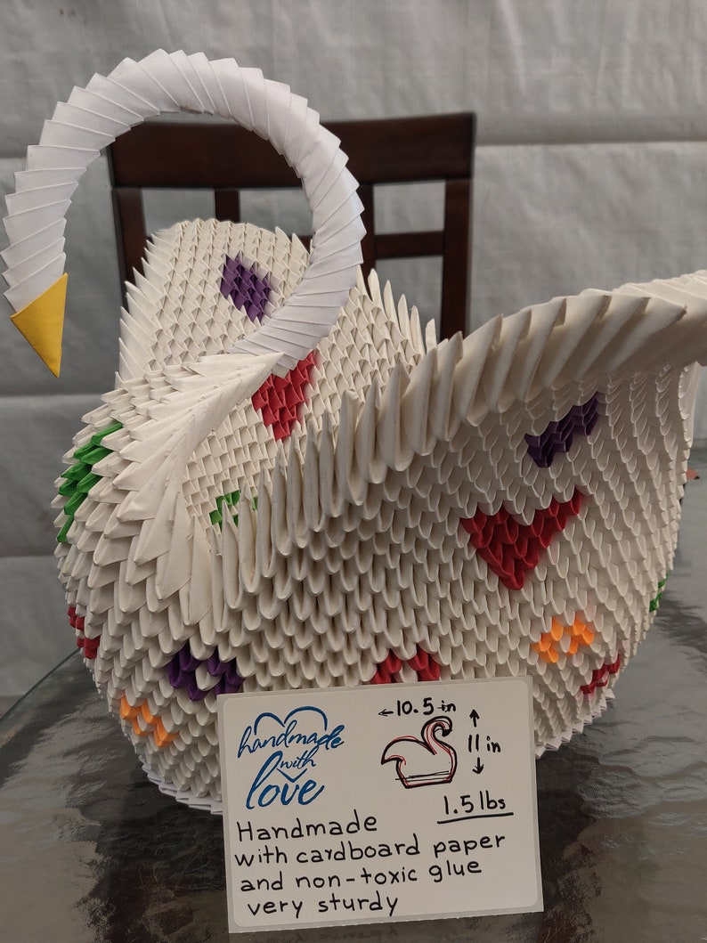 Swan Newspaper Magazine Structure Sculpture From Mexico - Etsy