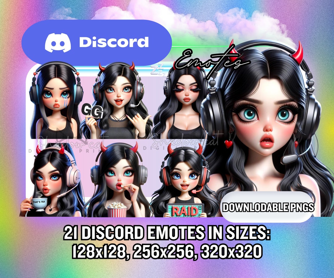 Black Hair Discord Emotes / 14 Black Hair Blue Eyes Discord Emotes ...