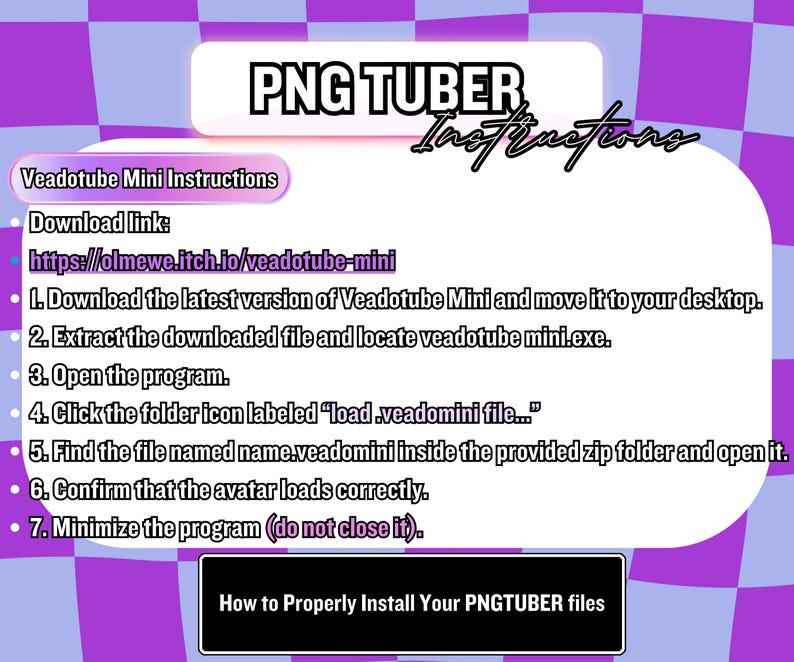 Pngtuber Model - Premade Pngtuber - Chibi, Anime (instant Download) - Etsy