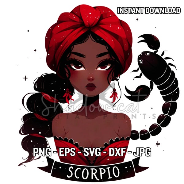 Scorpio Svg - Etsy
