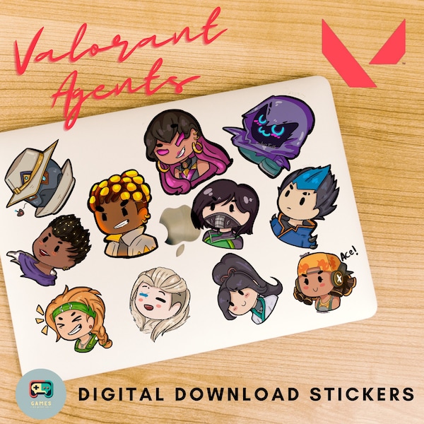 Valorant Stickers - Etsy