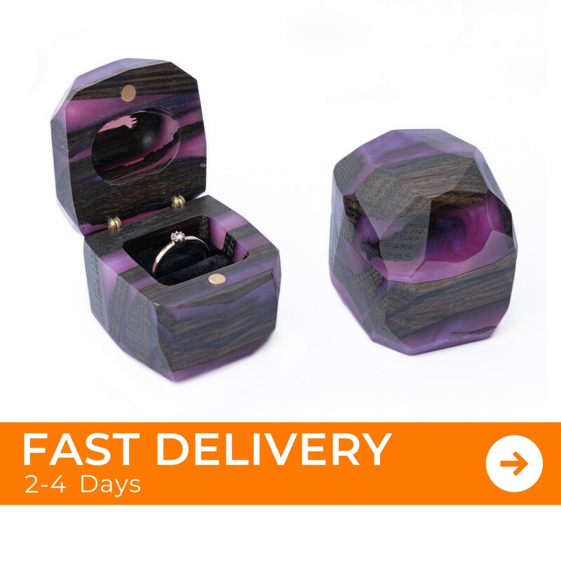 Geometric Ring Box - Etsy