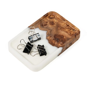 Office Desk Set: NAME PLATE for DESK, Card Holder, Trinket Dish, Pen ...