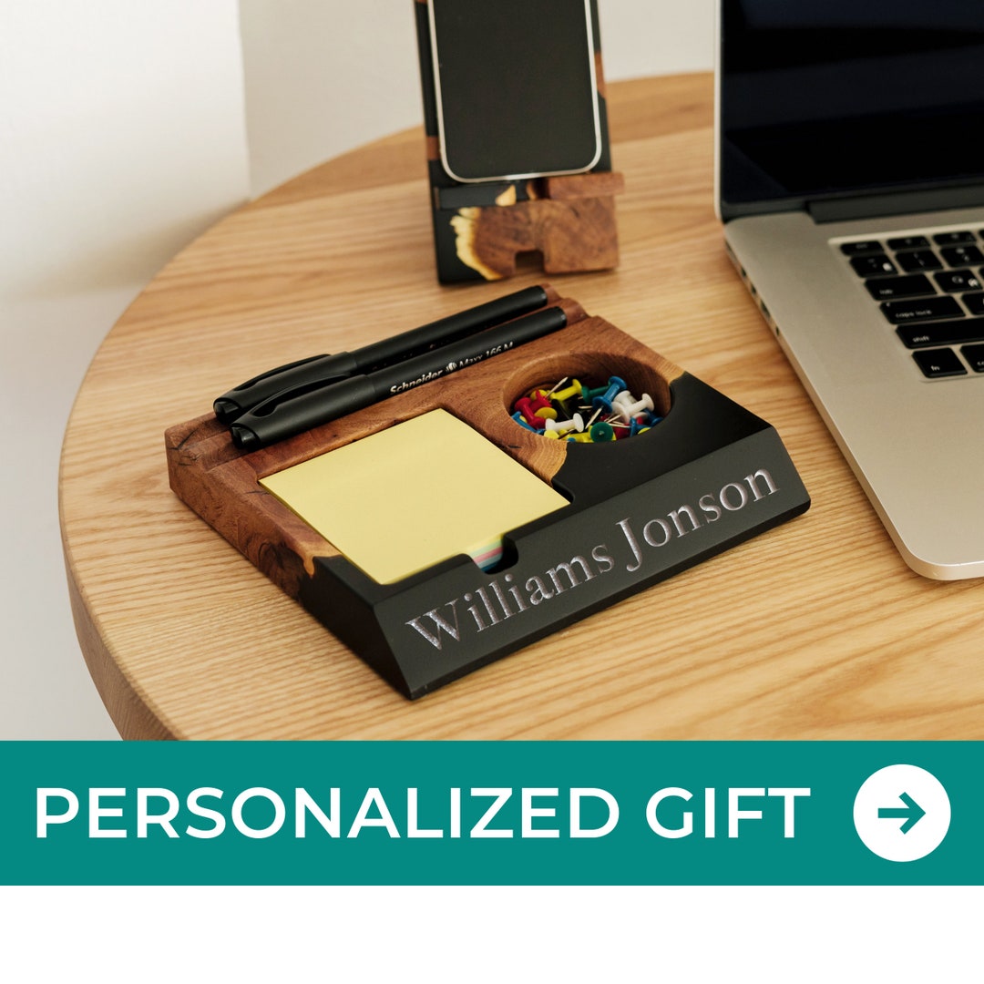 Unique Personalized Gifts for Father, Boss, CEO, Lawyer. Resin & Wood ...