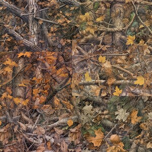 Vintage Camo Seamless Pattern: Realistic Hunting Texture (digital ...
