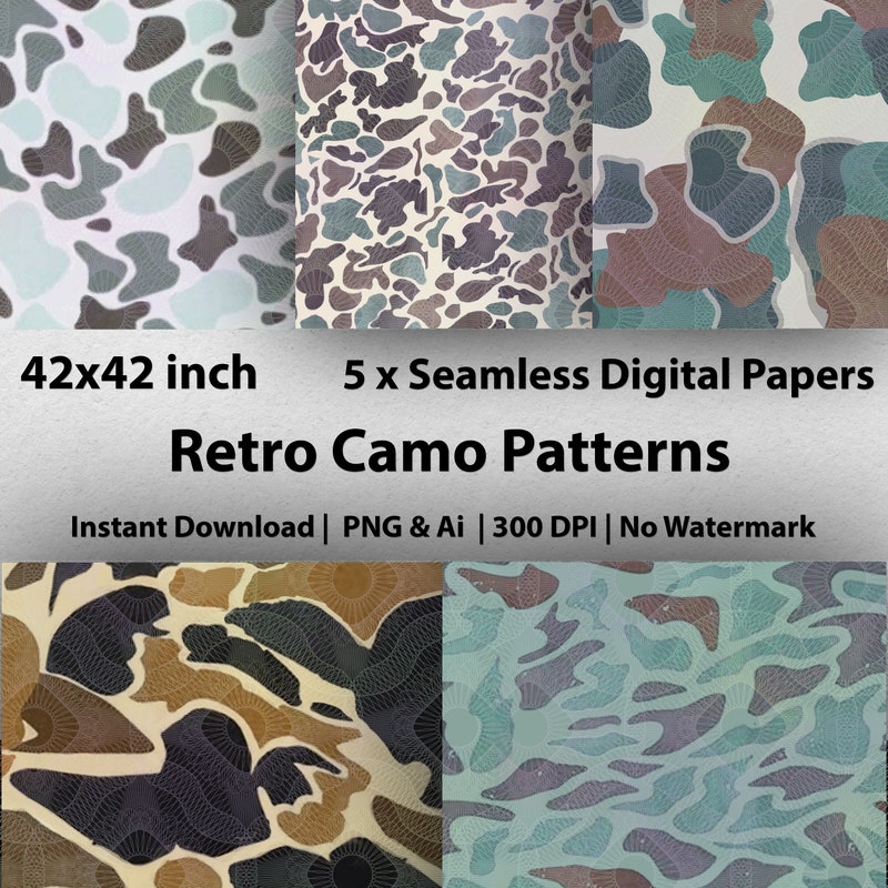 Camo Printables - Etsy