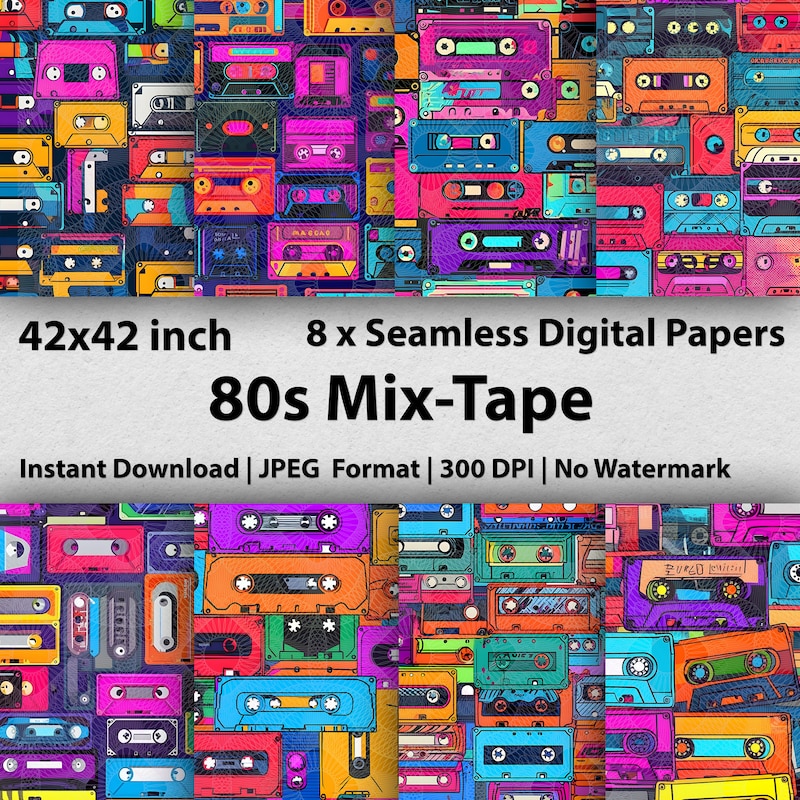 Cassette Tape Printable - Etsy