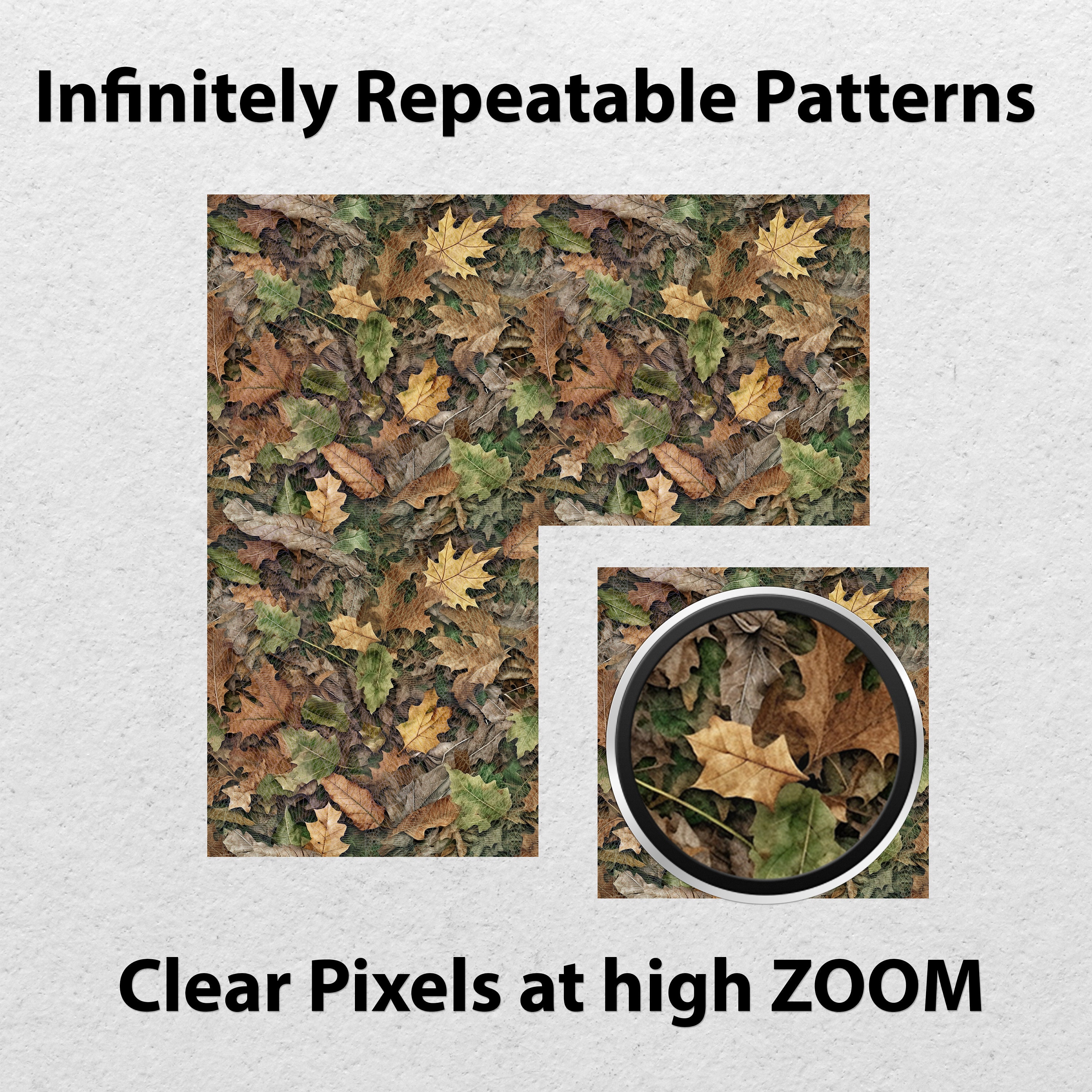 Vintage Camo Seamless Pattern: Realistic Hunting Texture (digital ...