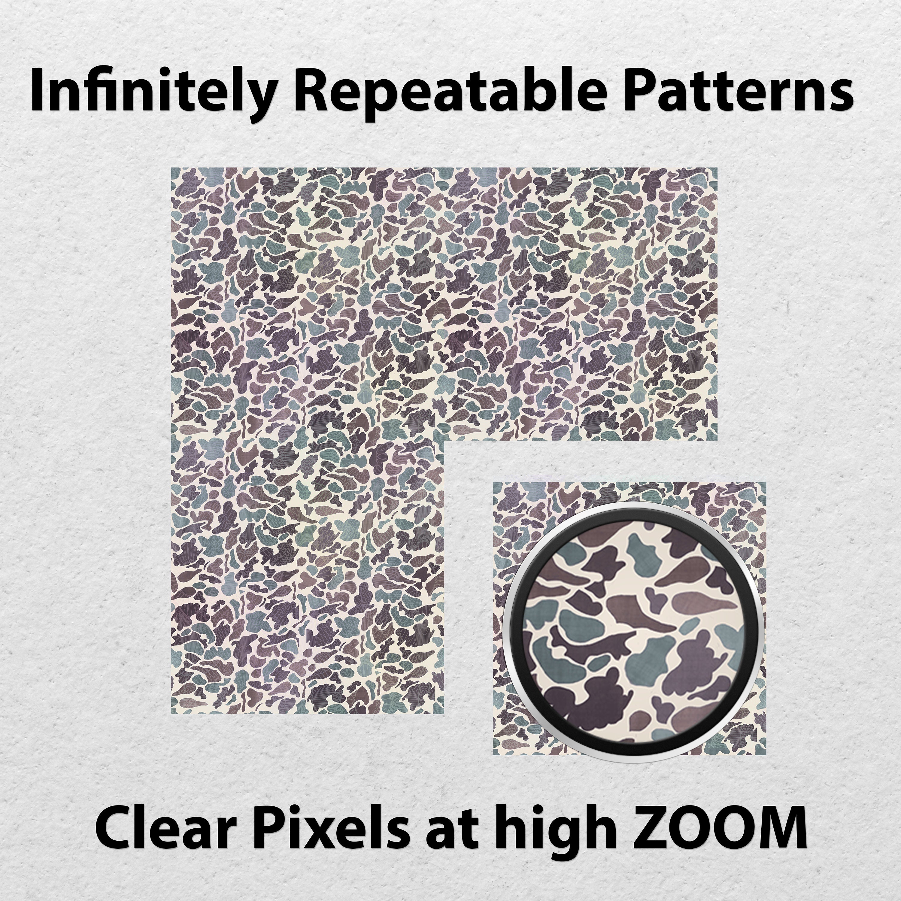 Vintage Camo Digital Paper Pack Camouflage Duck Hunting Patterns ...