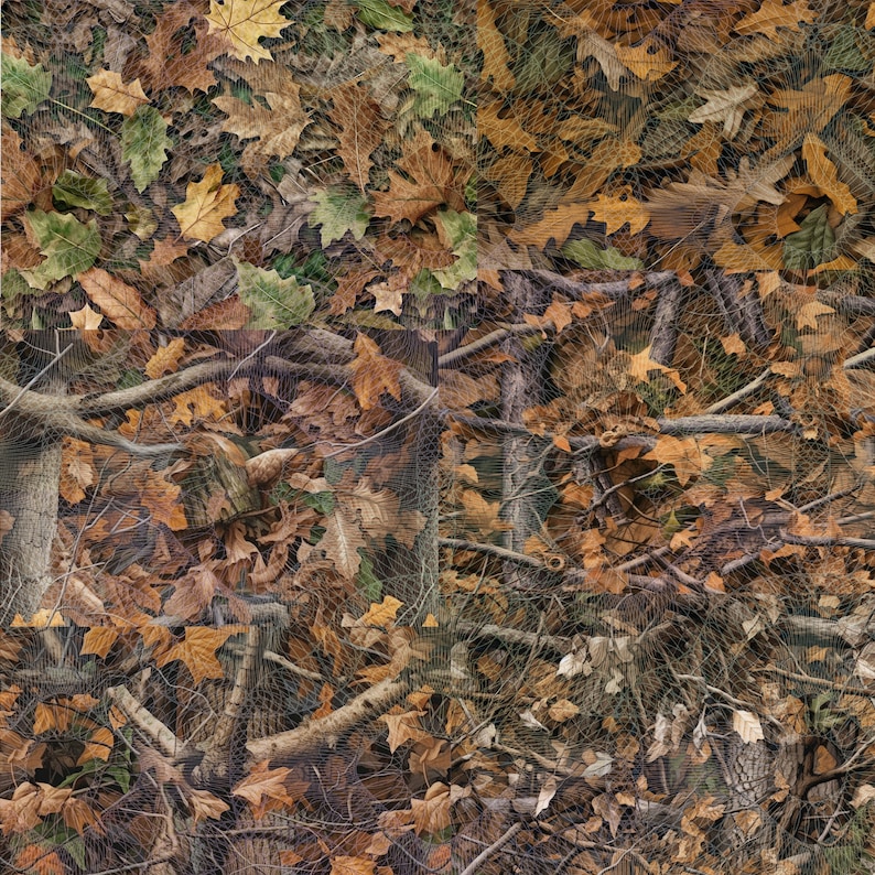 Realistic Tree Camo Seamless Pattern Nature Vintage Seamless Background ...