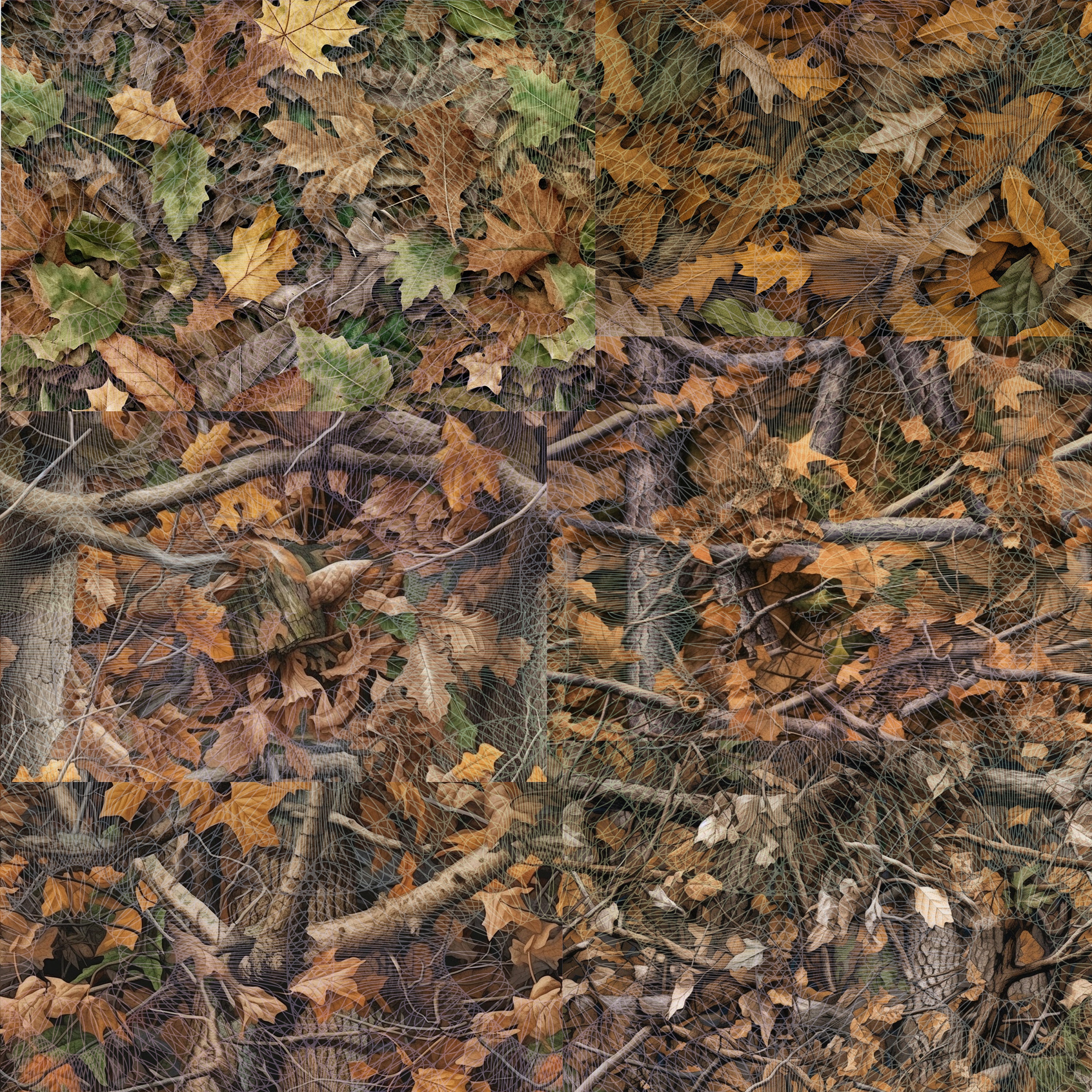Vintage Camo Seamless Pattern: Realistic Hunting Texture (digital ...