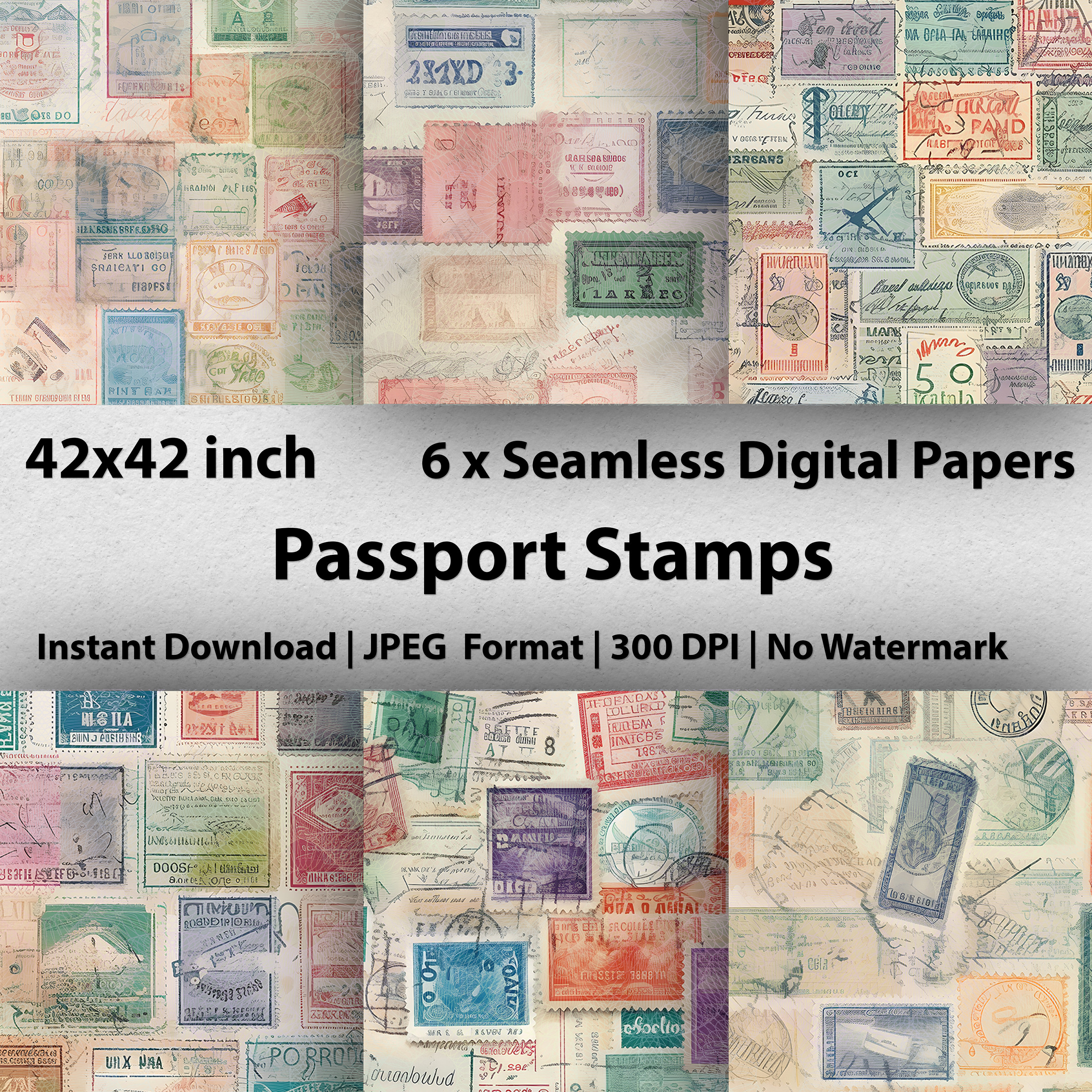 Passport Paper Pattern