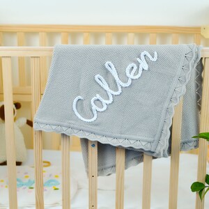 Custom Embroidered Baby Name Blanket,personalised Baby Blanket,baby ...