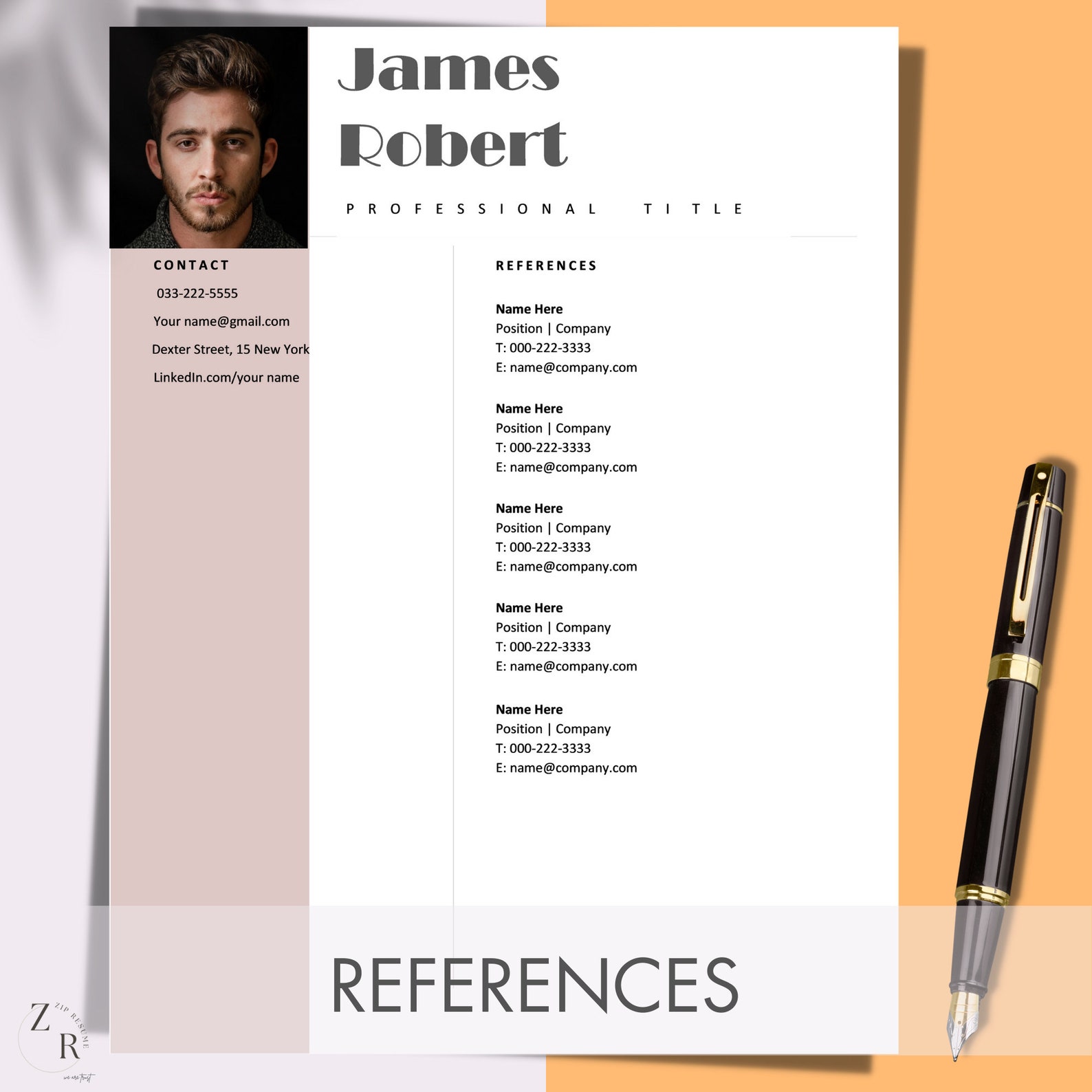 ATS Resume Designs for Professionals, Minimalist Resume, Ats Friendly ...