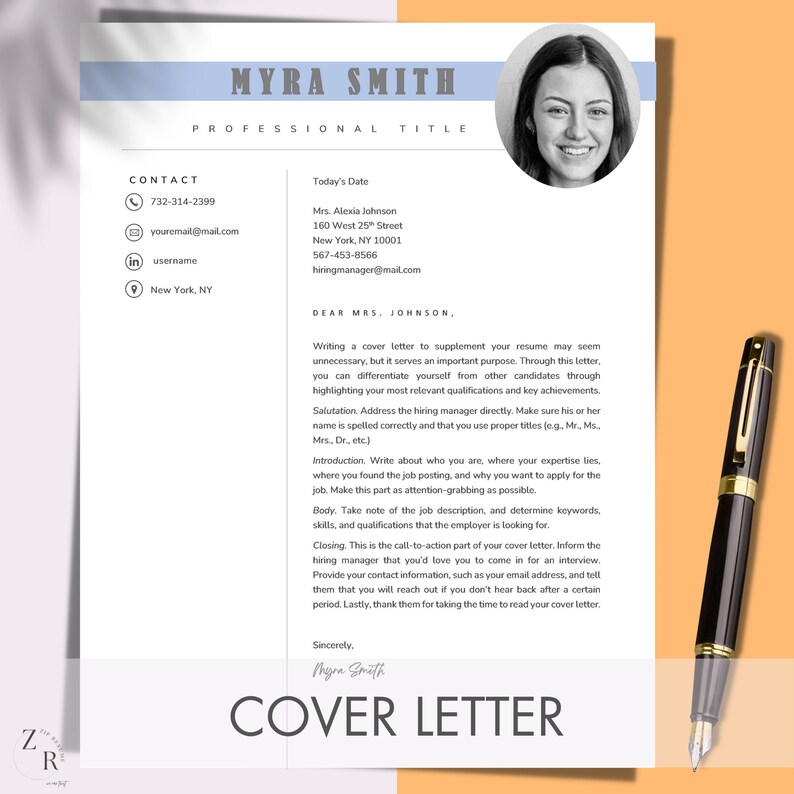 ATS Resume Designs for Word, Docs, ATS Teacher Resume Template ...