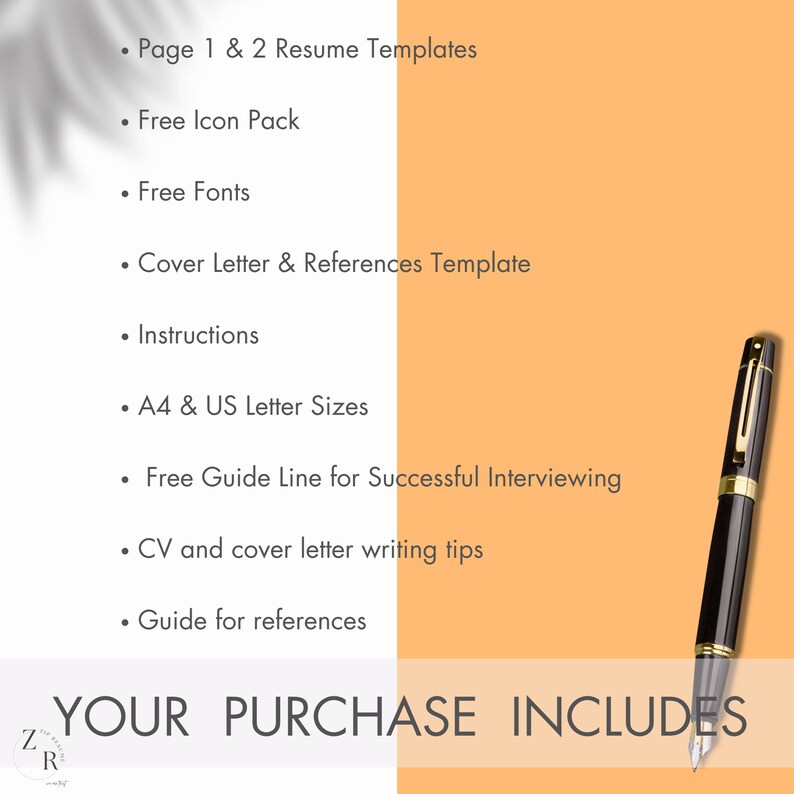 ATS Resume Designs for Word, Docs, ATS Teacher Resume Template ...