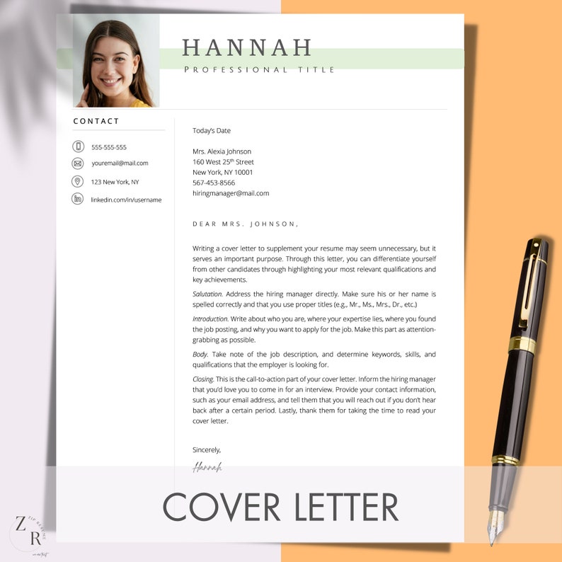 ATS Friendly Resume for Professionals, ATS Resume Designs, Modern ...