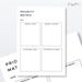 Priority Matrix Planning Worksheet | Printable Prioritisation Organiser ...