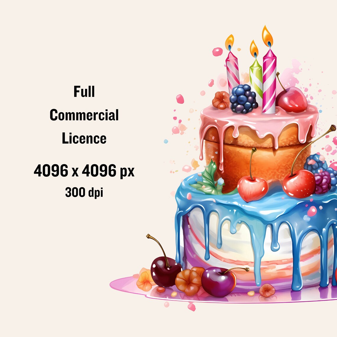 Birthday Party PNG Clipart Bundle Birthday Element Graphics Cake ...