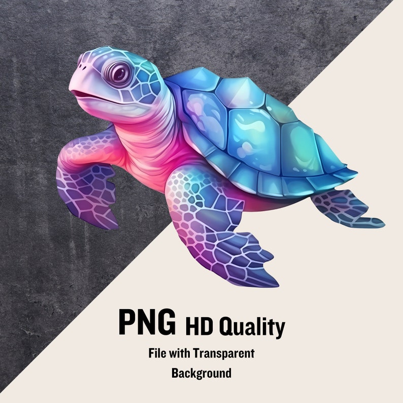 Sea Ocean Animals Clipart PNG Underwater Sealife Nursery Wall Art Ocean ...