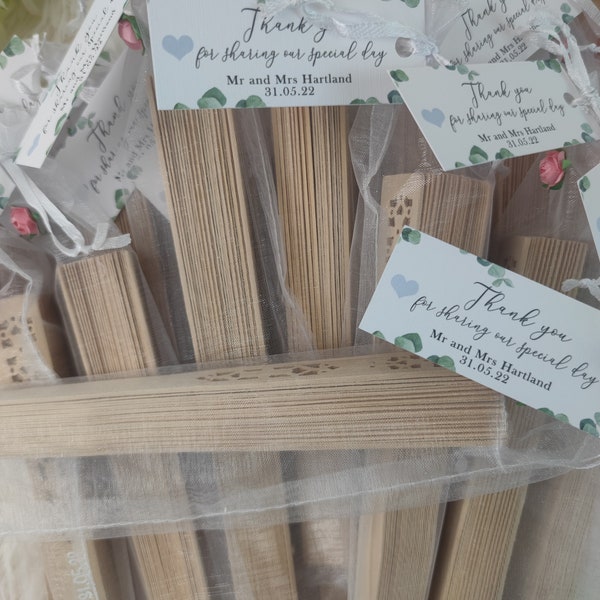 Personalised Fans Eucalyptus - Etsy