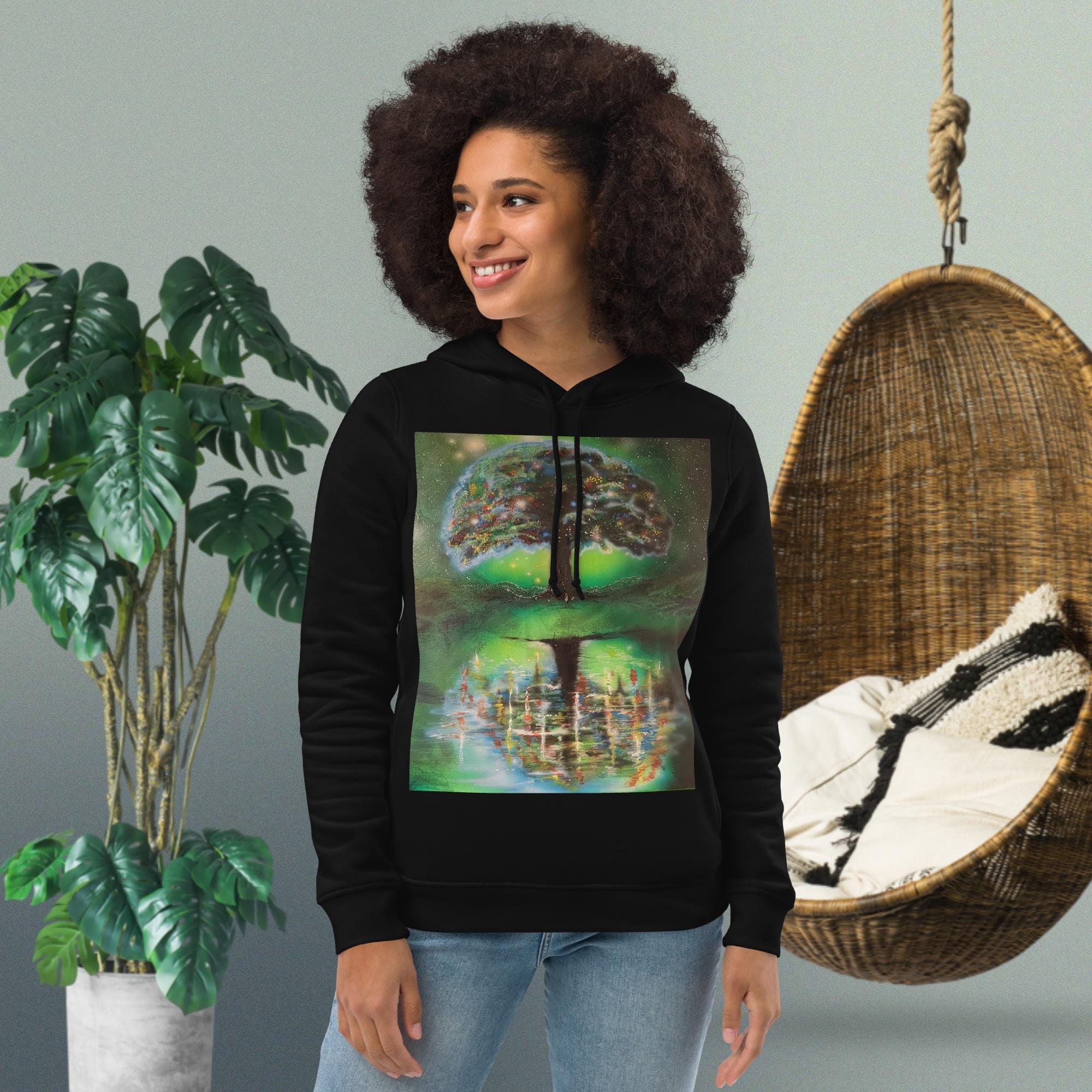 Tree of Life Women's Eco-fitted Hoodie | Tree of Life Eco-fitted Hoodie ...