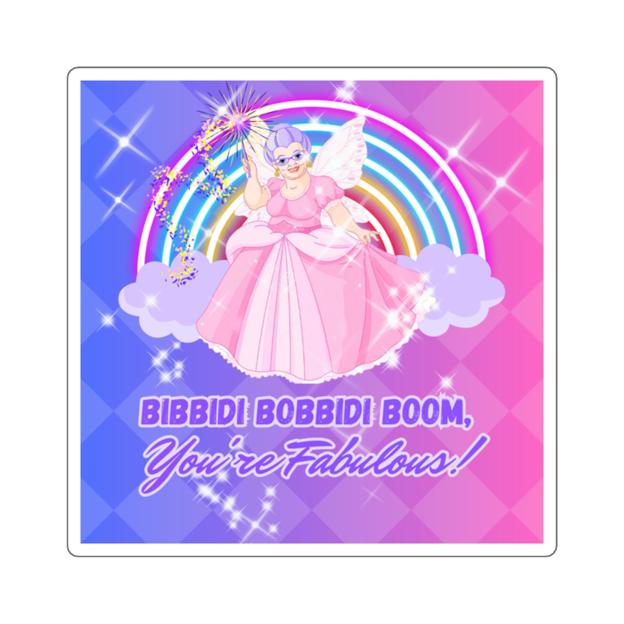 Bibbidi Bobbidi Boom, You're Fabulous Stickers - Etsy