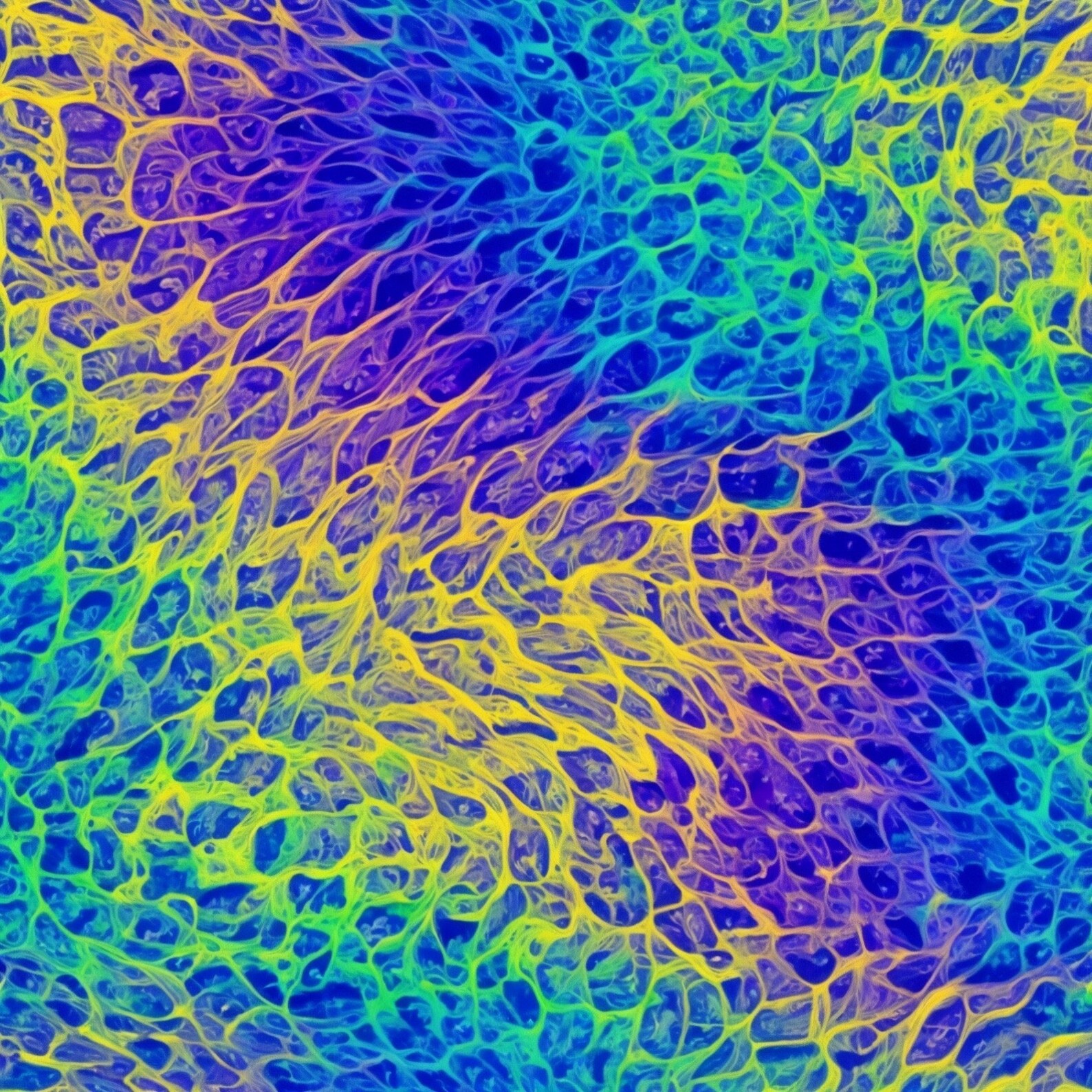 Seamless Pattern - Psychedelic Oil Sheen on Water - Etsy