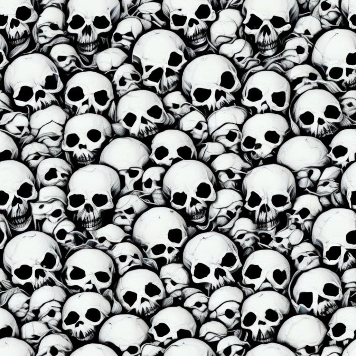 Seamless Patterns - Skulls - Etsy