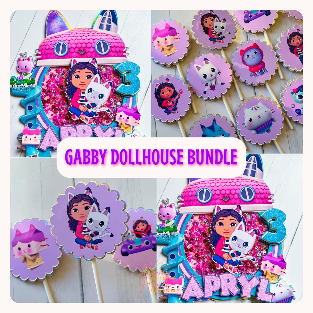 Gabby Dollhouse Party Bundle,gabby Theme Bundle,gabby Dollhouse Party ...