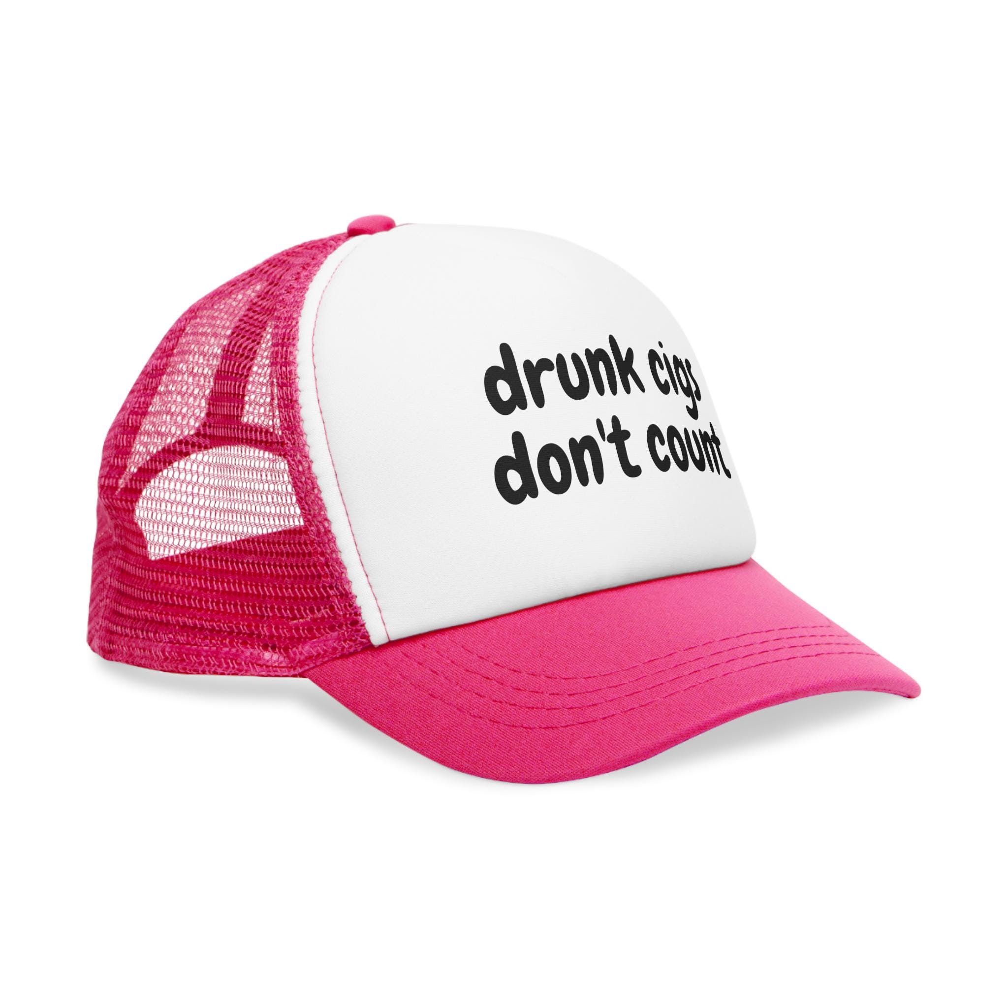 Drunk Cigs Don't Count Trucker Caps - Etsy