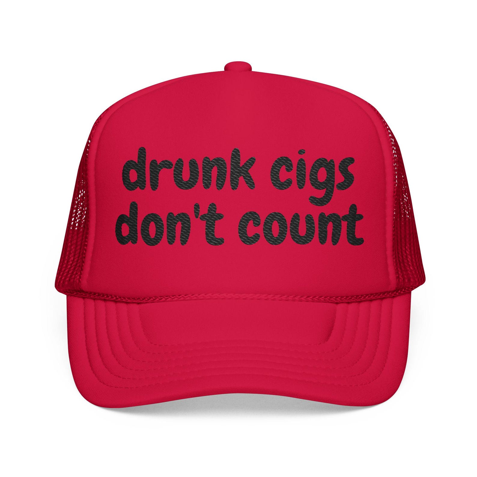 Drunk Cigs Don't Count Trucker Caps - Etsy