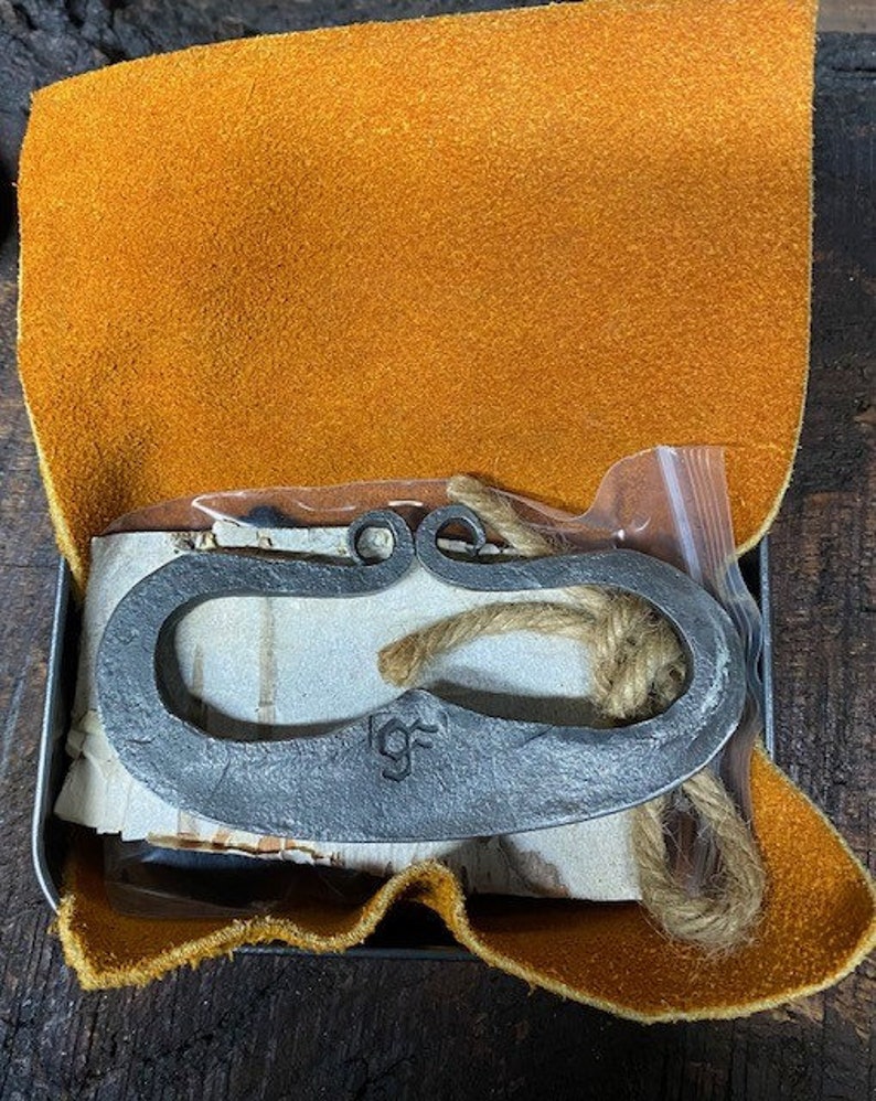 Hand Forged Viking Style Flint Striker - Etsy
