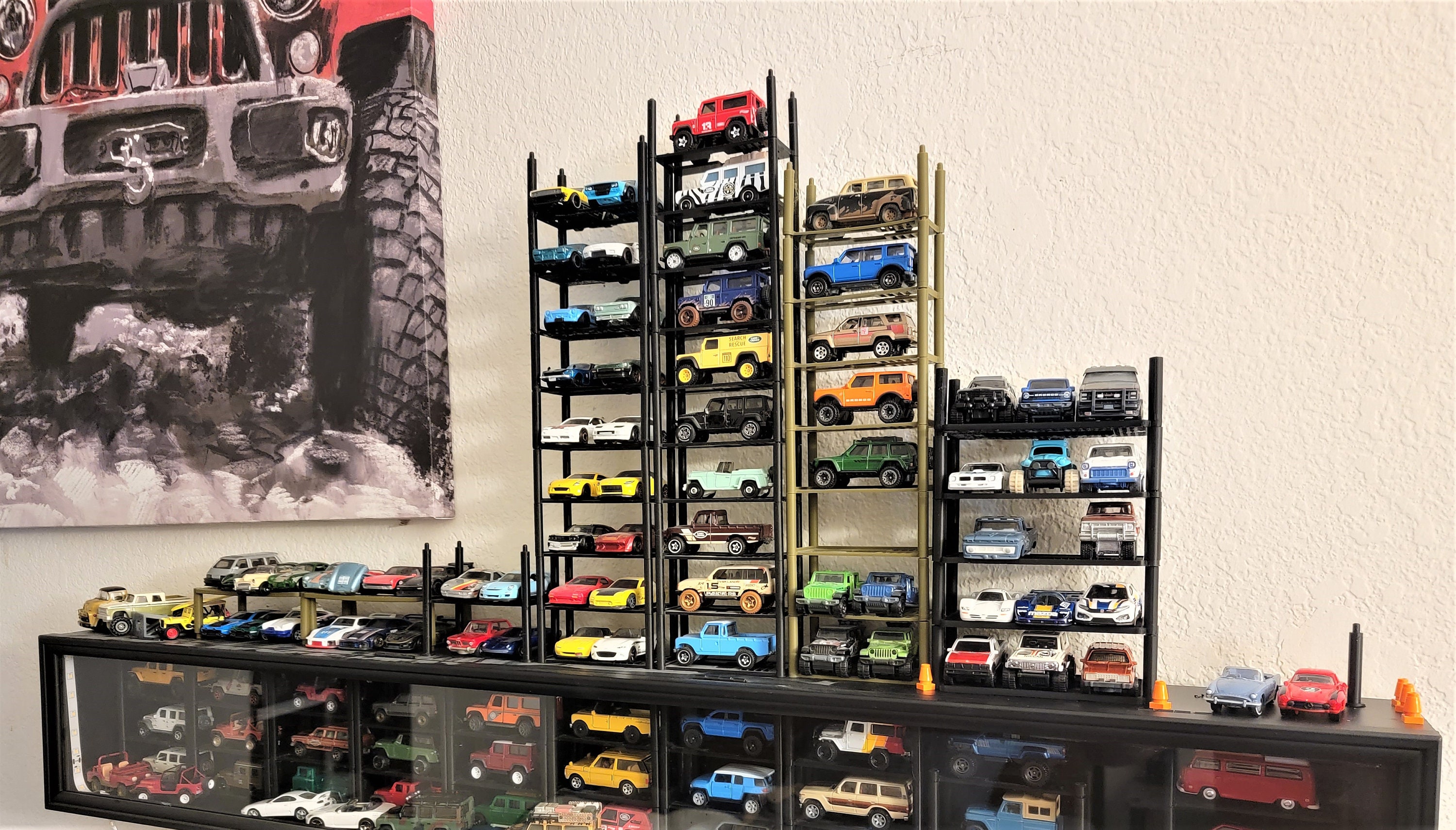 Hot Wheels Stackable Display Tower for Diecast 1/64 Cars - Customize ...
