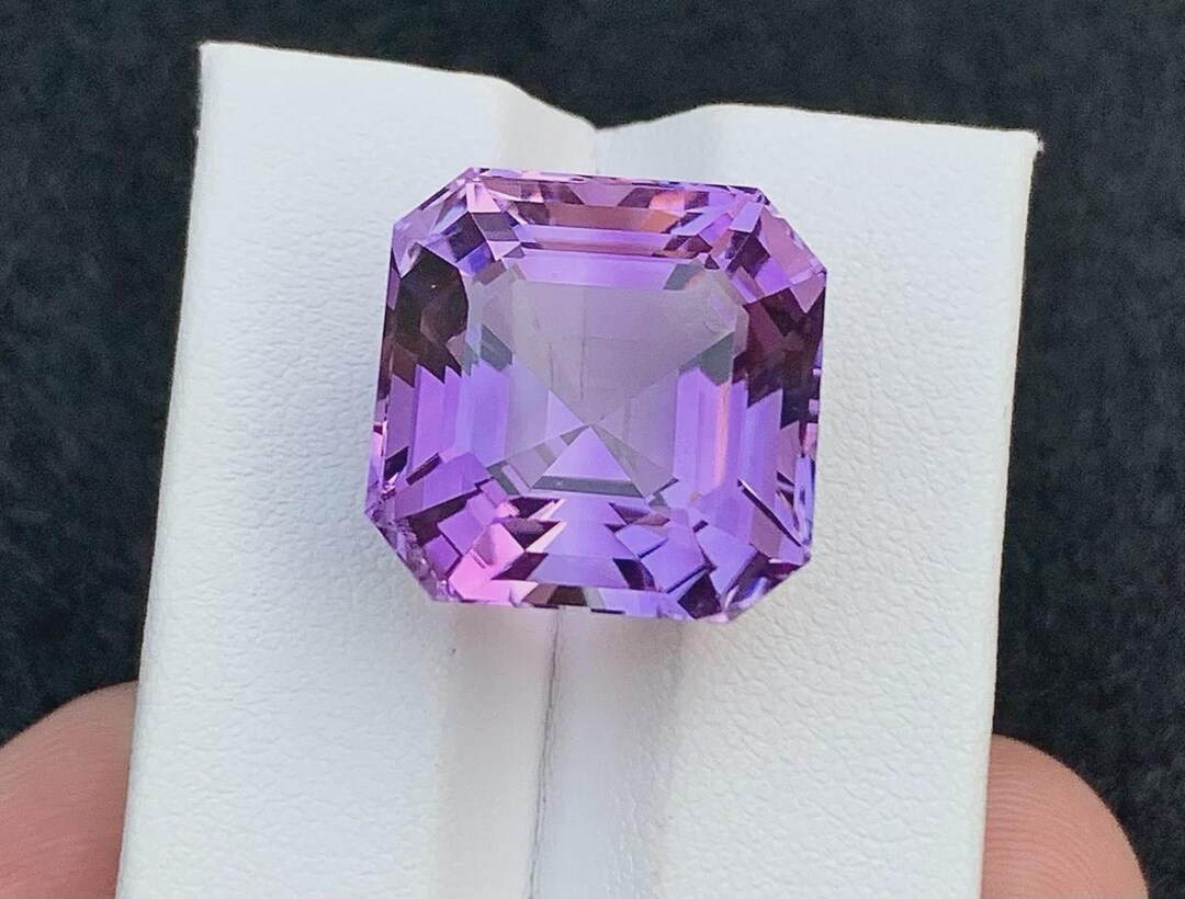 Natural Unique Amethyst Square Cut Super Quality Gemstone - Etsy