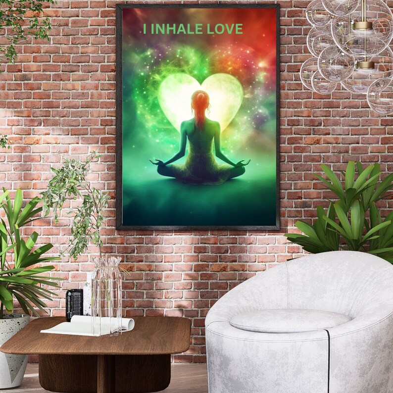 Reiki Infused Poster Affirmation Set of 3 Print Wall Art - Etsy