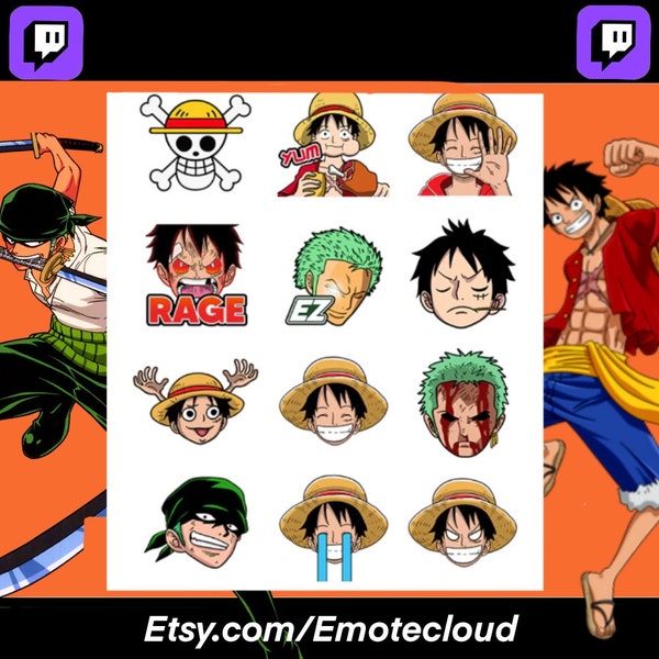 One Piece Twitch Emotes - Etsy