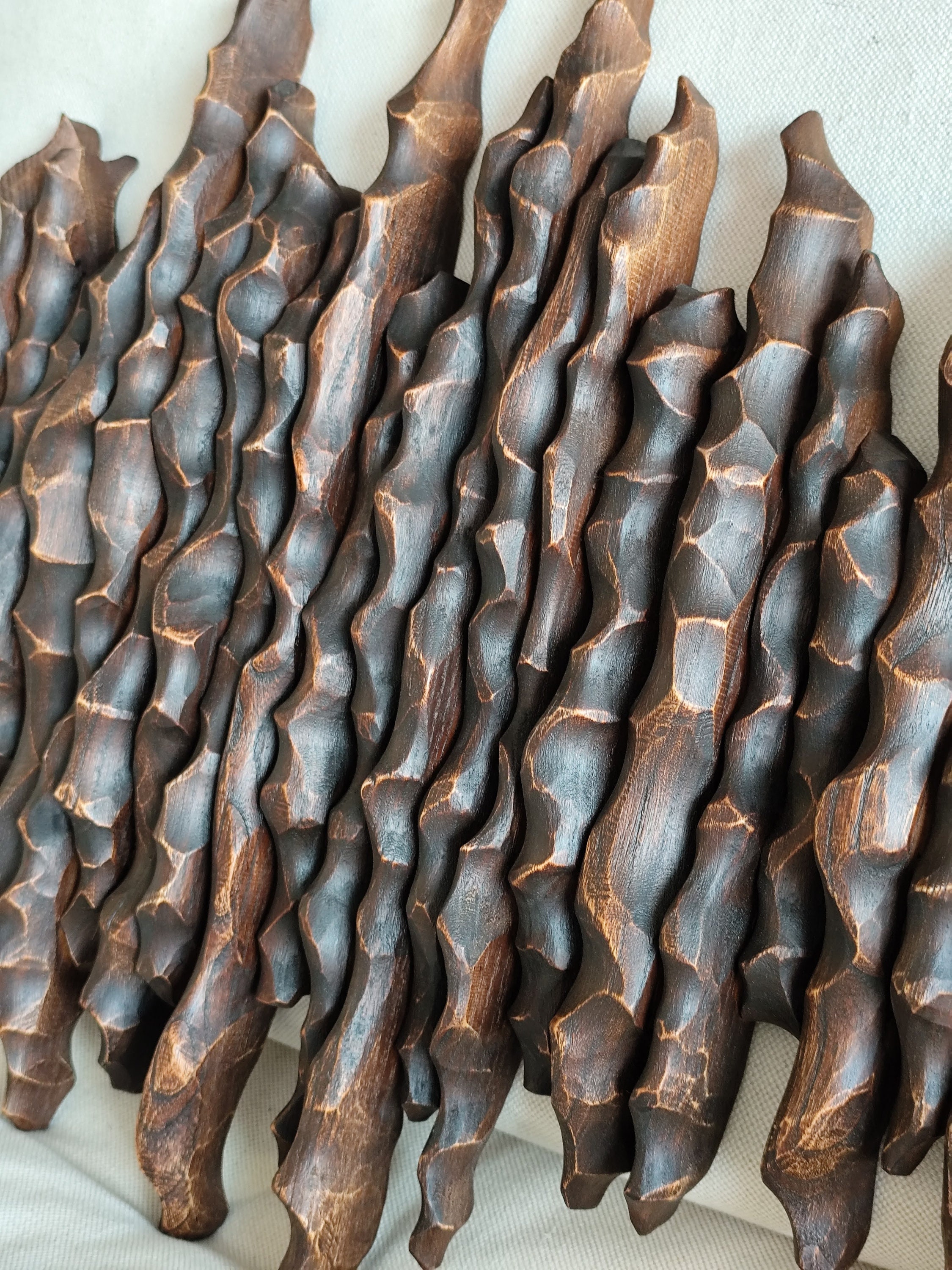 Handcrafted Wooden Wall Art Unique Ash Tree Organic Contemporary ...