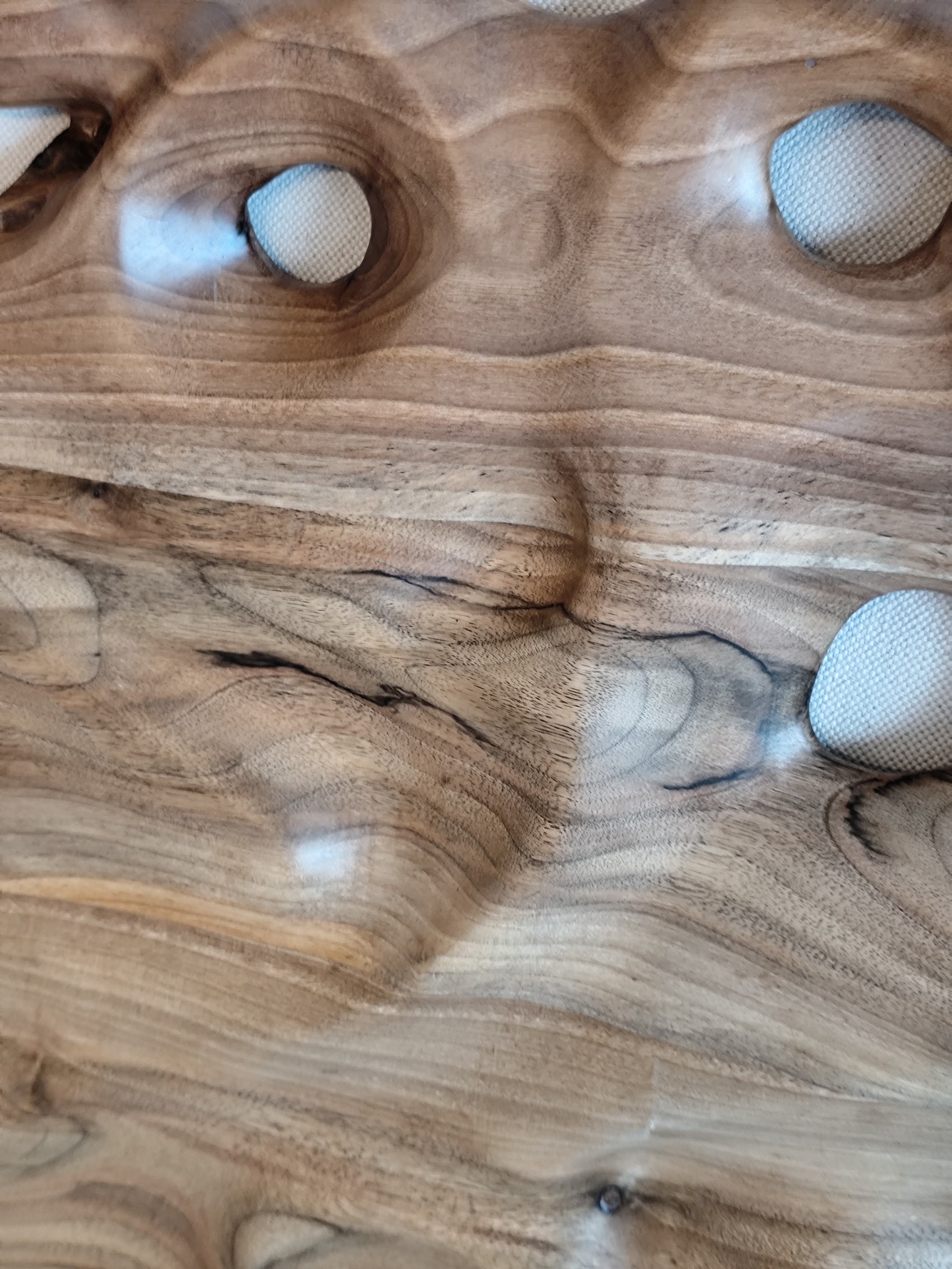 Hand-carved Wooden Walnut Wall Hanging Décor Organic Art Abstract ...