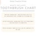 Monthly Kids/toddler Printable Toothbrush Chart Under the Sea Theme ...