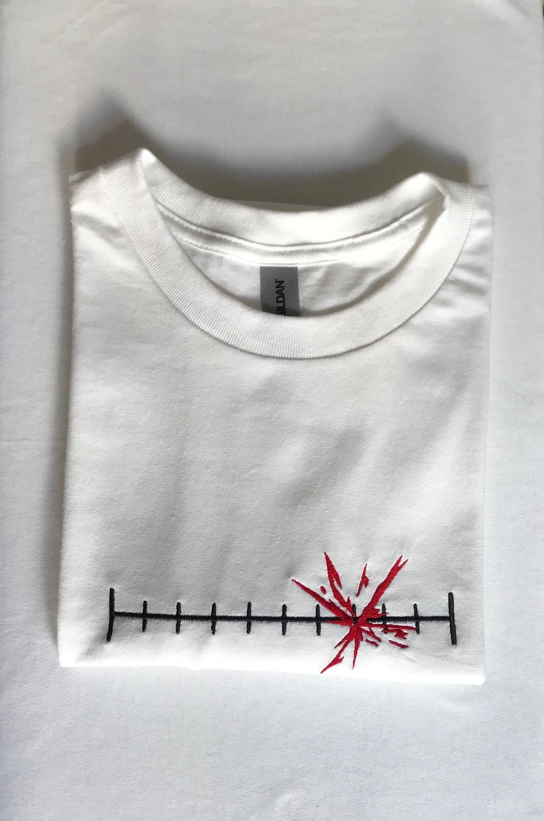 Nanami Collapse Embroidered T-shirt - Etsy