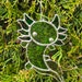 Sparkling Axolotl Stained Glass Suncatcher - Etsy
