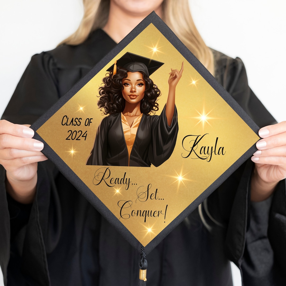 Personalized Graduation Cap Topper, Printable Graduation Cap Topper ...