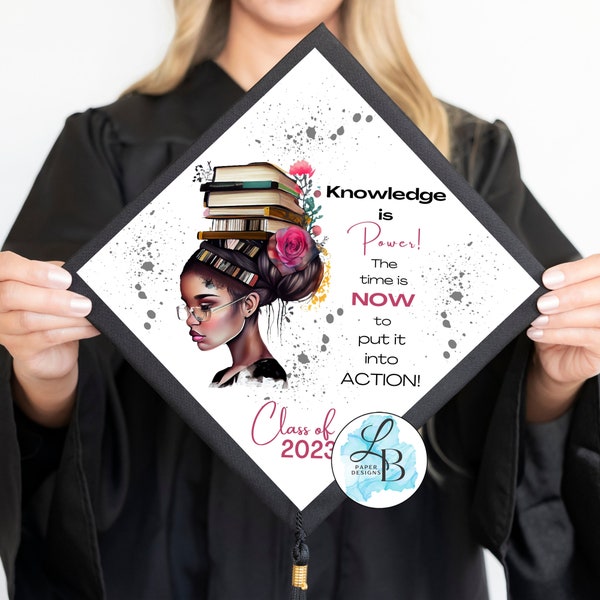 African American Graduation Cap Topper - Etsy